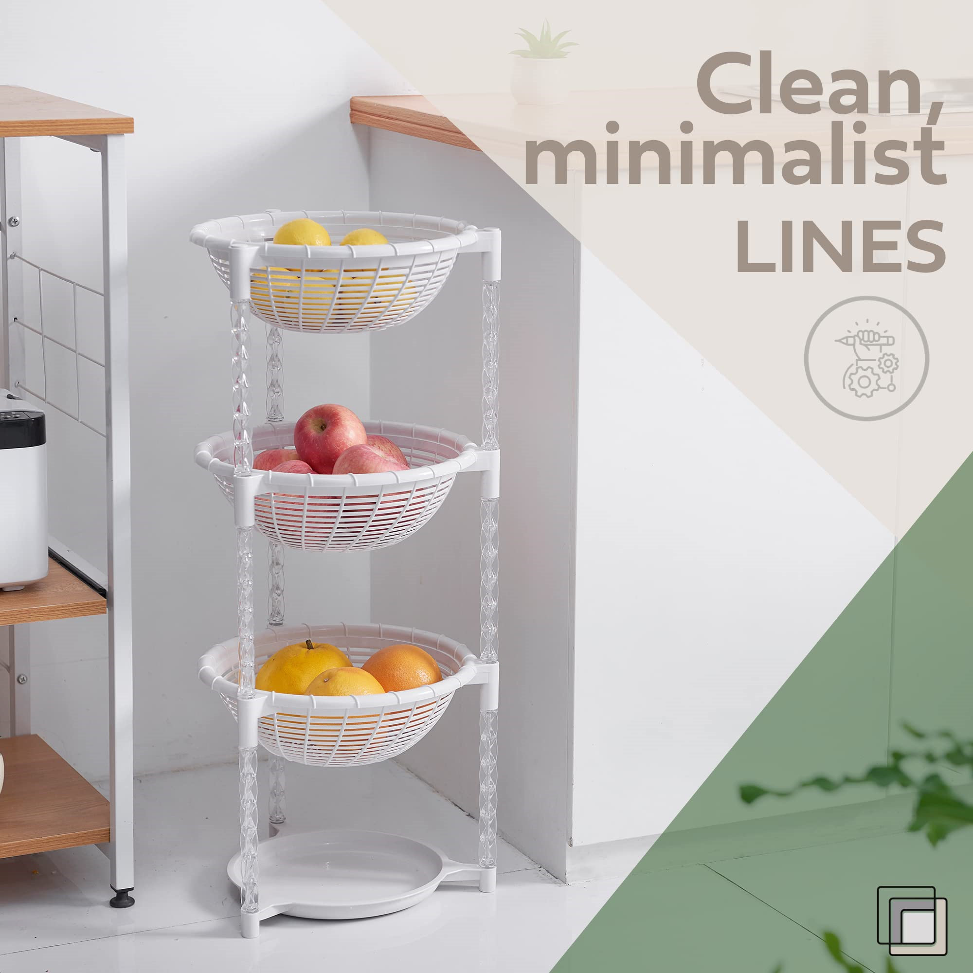 Wrought Studio Uncluttered Designs Stacking Basket Bins - Wayfair Canada