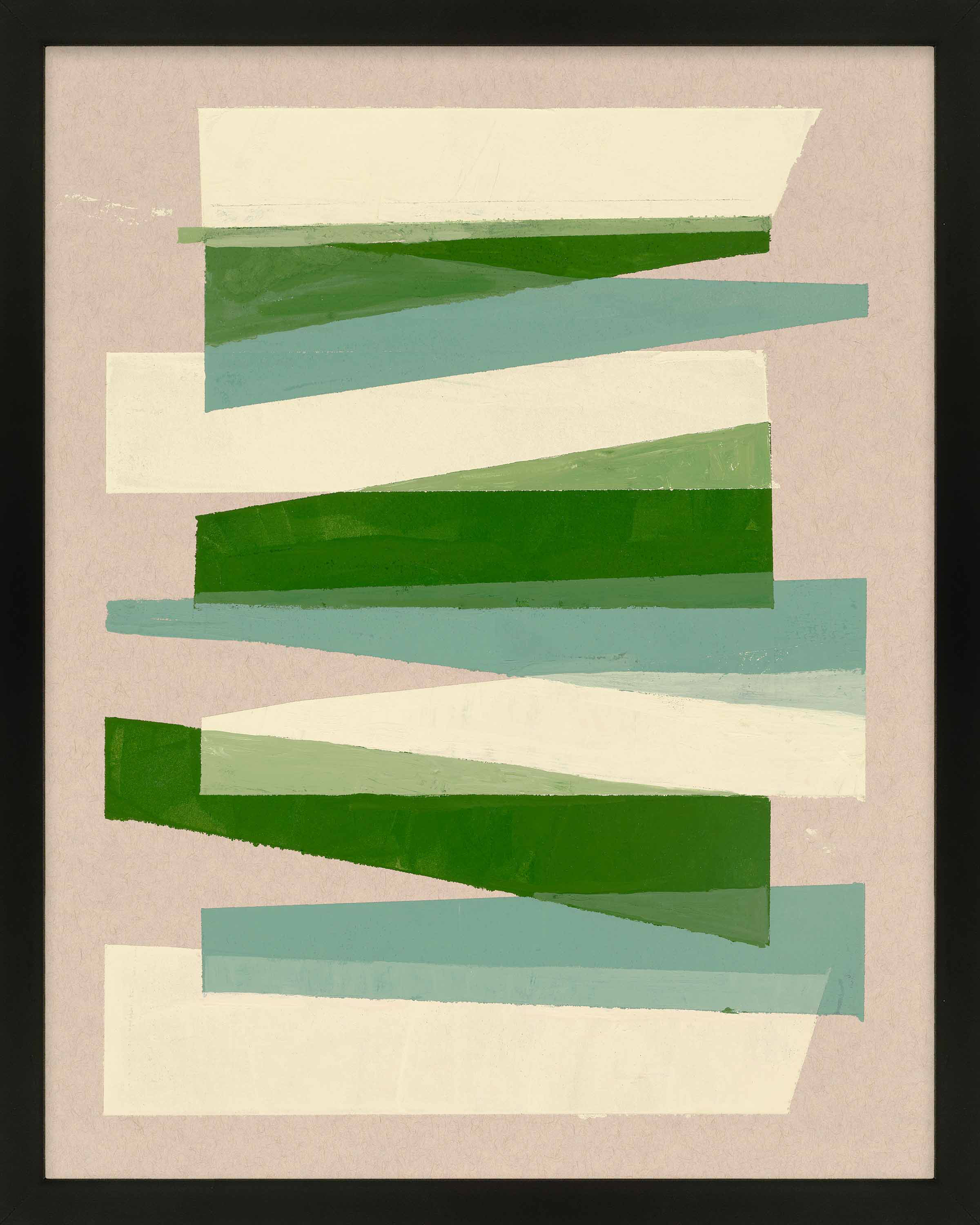 Lipman Art Greens by Andrea Stokes - Framed Wall Art | Perigold
