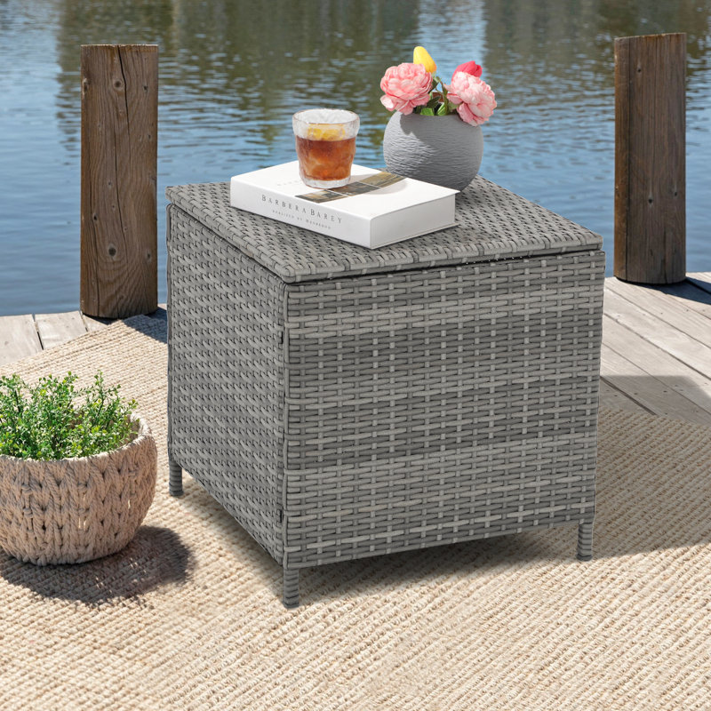 Ebern Designs Caimin Outdoor Side Table & Reviews | Wayfair