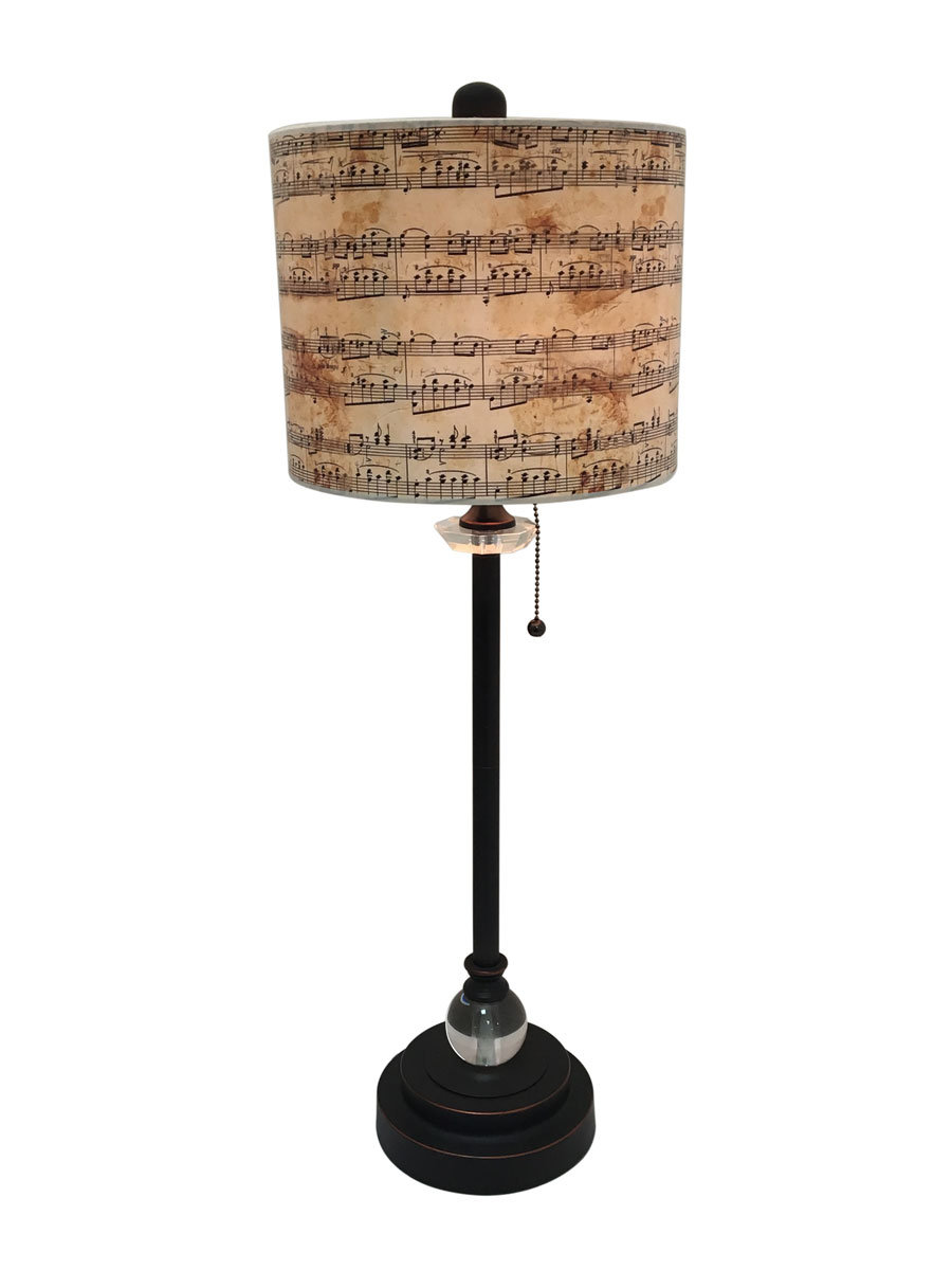 Winston Porter O'Dwyer Musical Notes Design 28" Table Lamp & Reviews ...