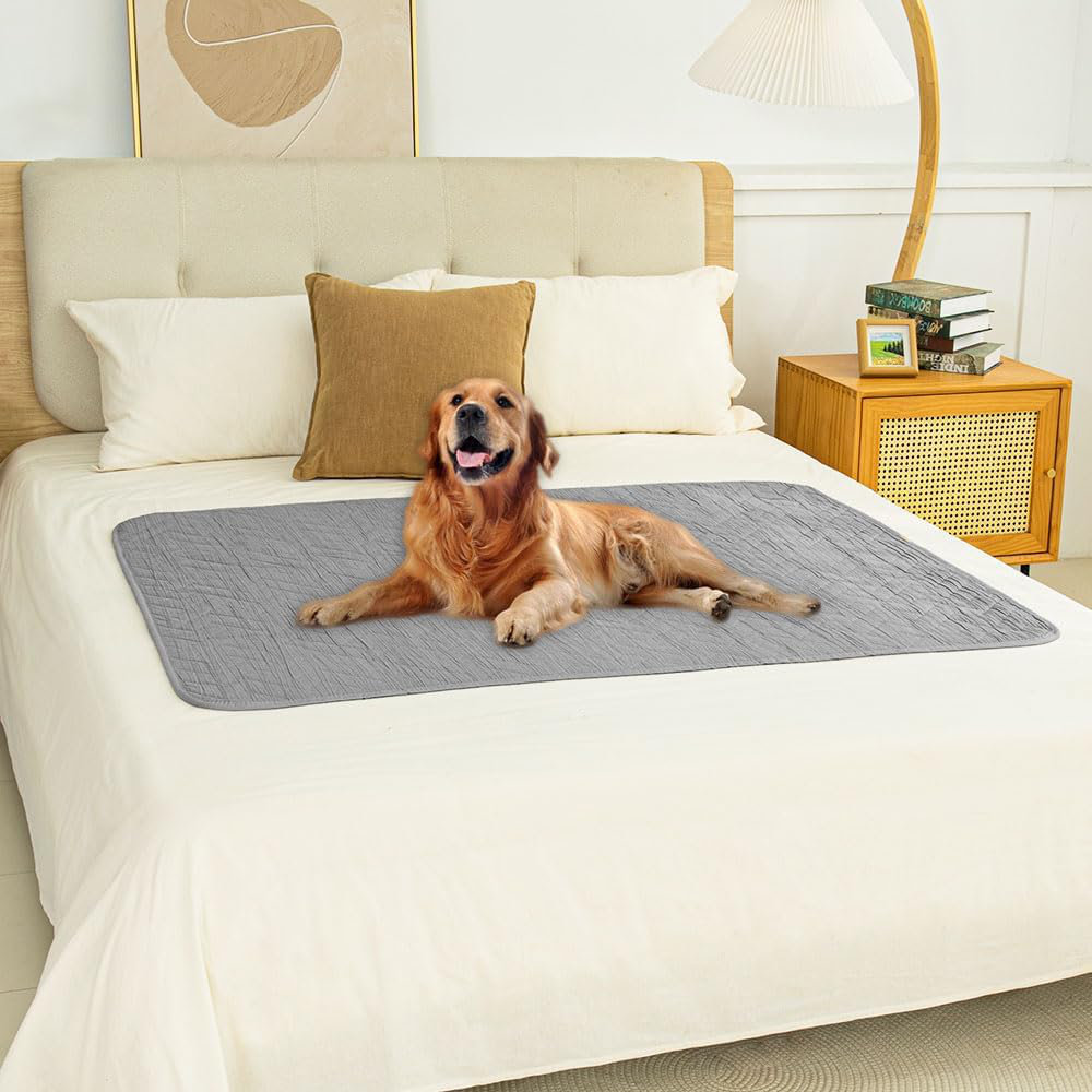 ULIMUS 100% Waterproof Dog Bed Blankets Double Sided Dog Couch Cover ...