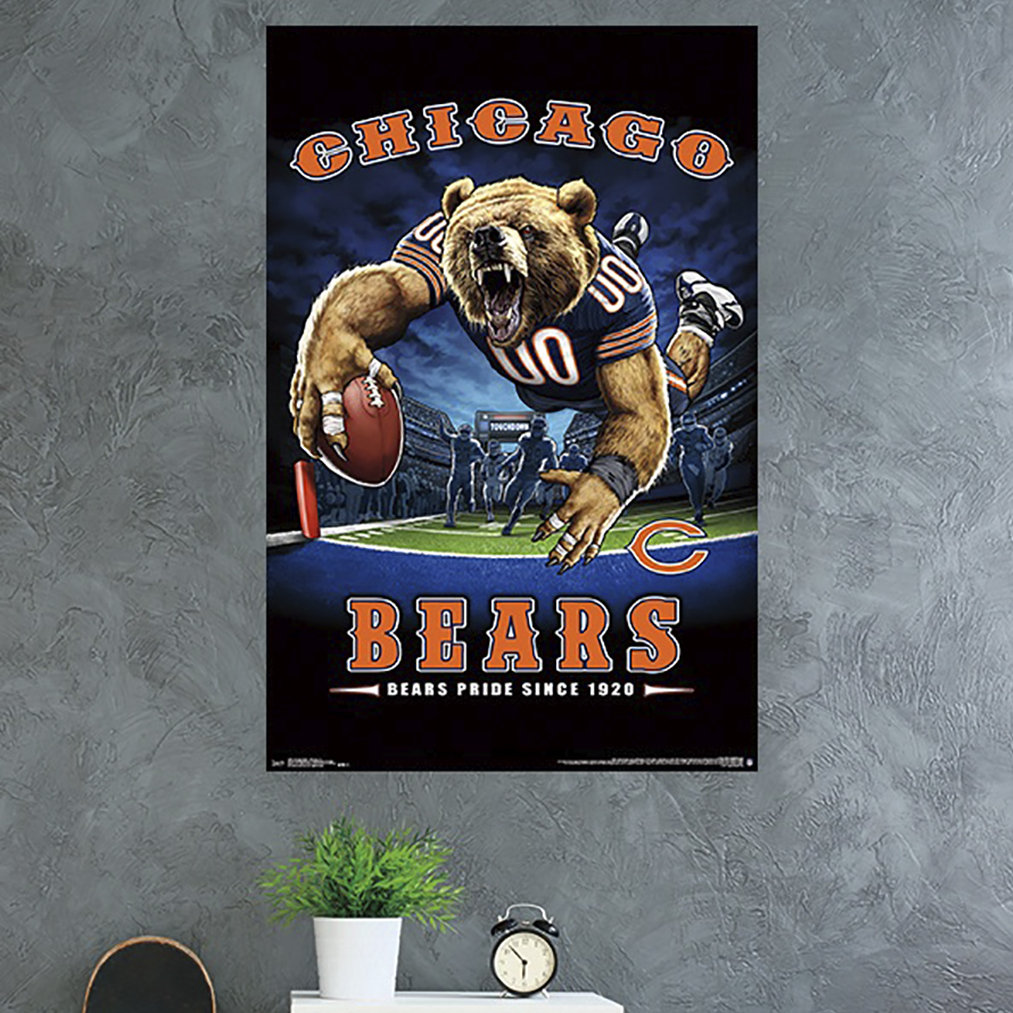 Trends International Chicago Bears - End Zone Paper Print - Wayfair Canada