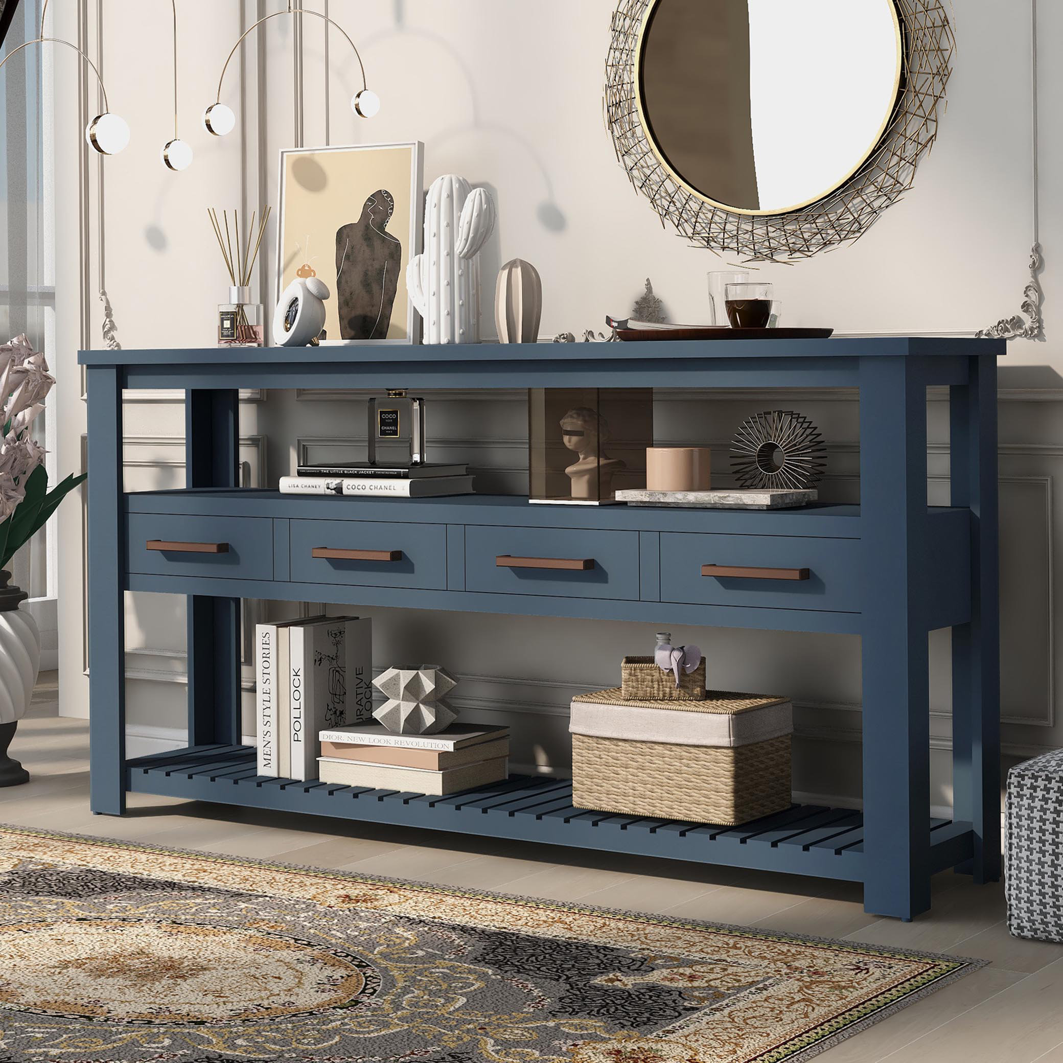 Wildon Home® Eileen 62.2'' Modern Console Table, hallway table, sofa ...