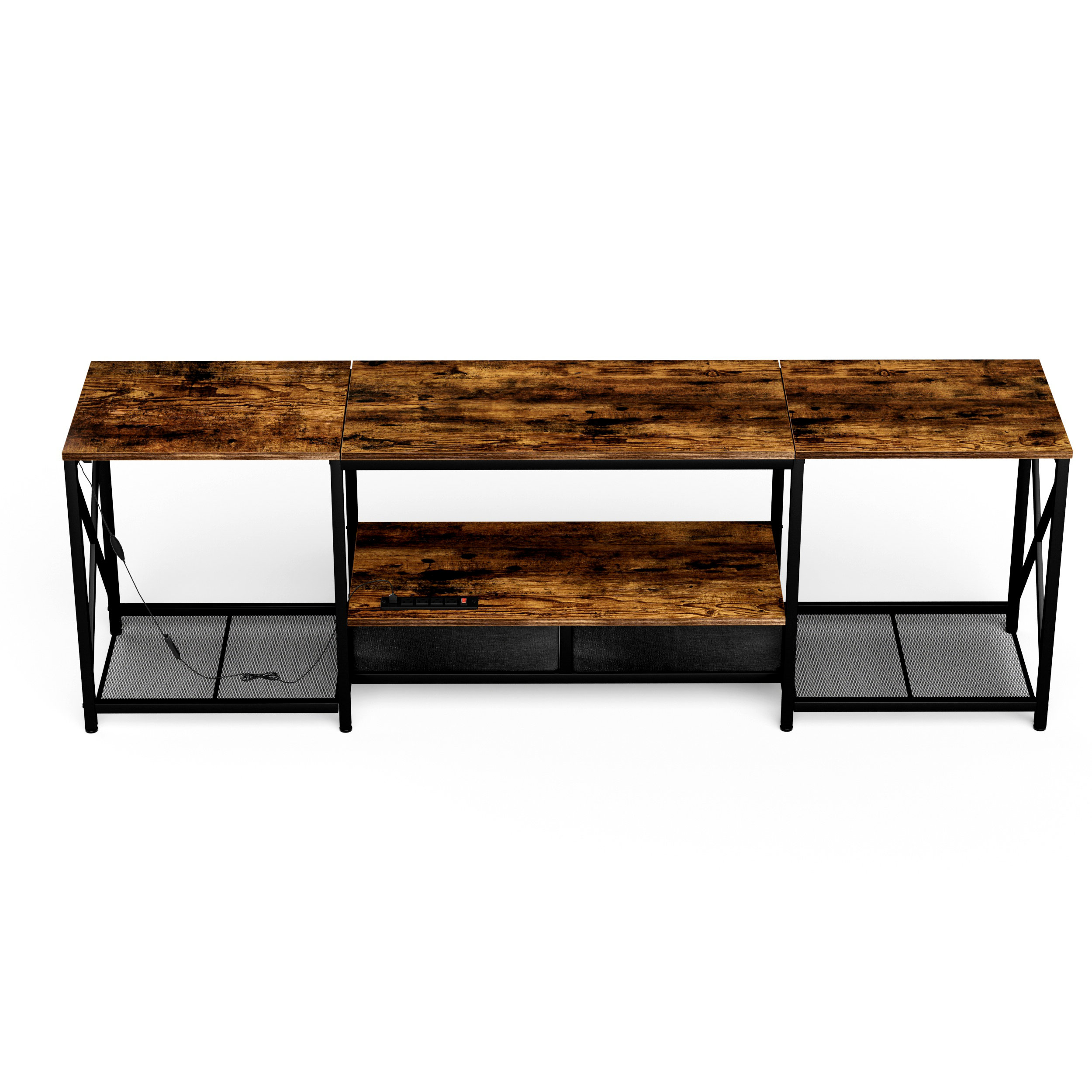 Ophelia & Co. Tv Stand Rustic Brown Tv Stand Sideboard - Wayfair Canada