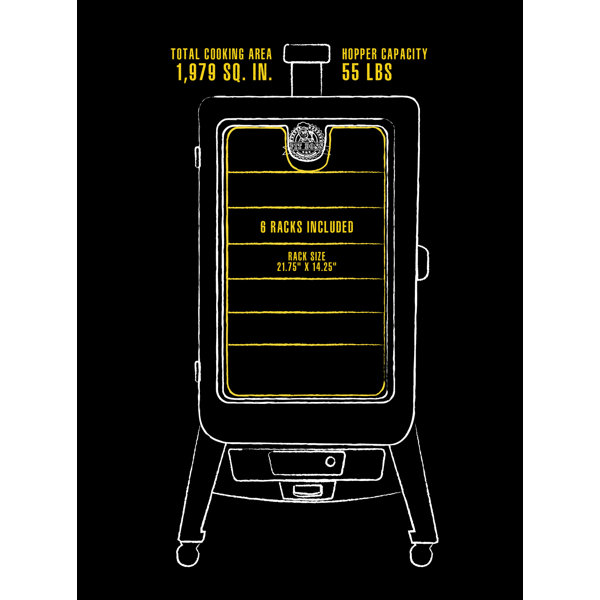 Pit Boss 7-Series Electric Wood Pellet Vertical Smoker, Copperhead ...