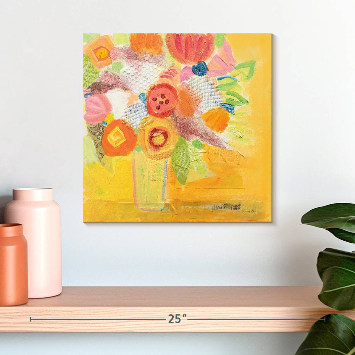 Elephant Stock Misty Yellow Floral | Wayfair