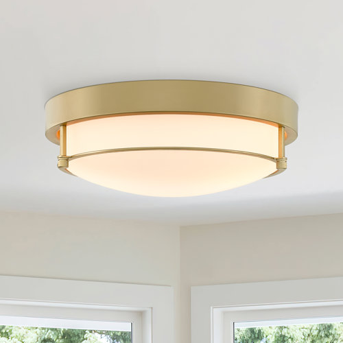 Wayfair | Gold Flush Mount Lighting You'll Love in 2023