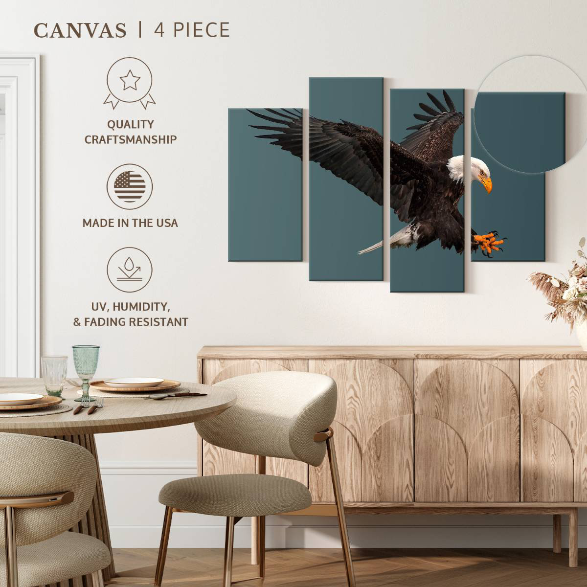 Ebern Designs Brampt Predator Bald Eagle | Wayfair