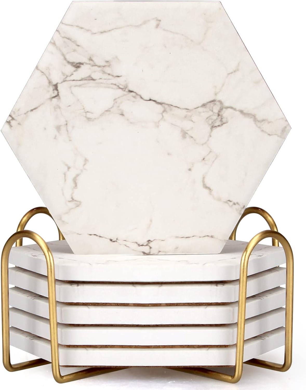 Mercer41 Ceramic 6 Piece Coaster Set | Wayfair