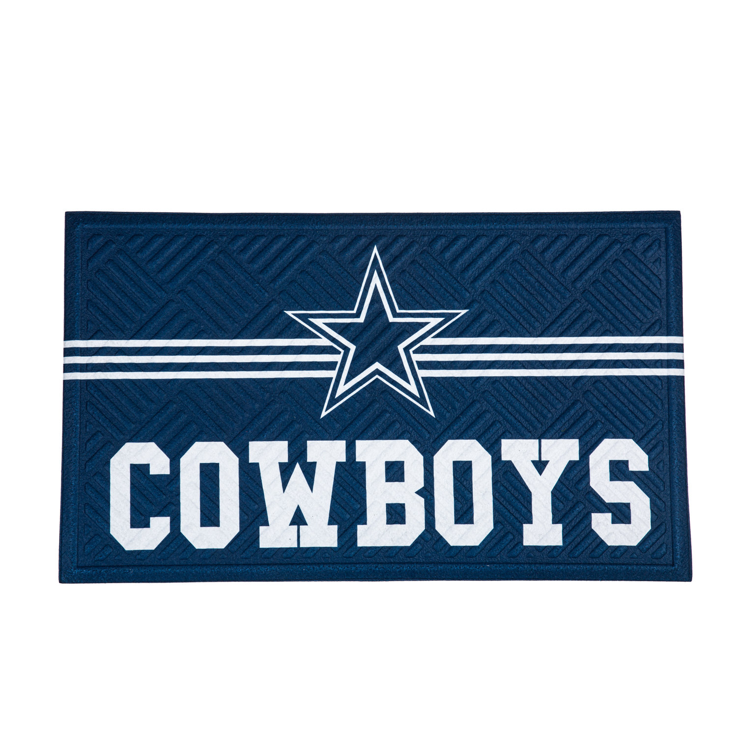Evergreen Enterprises, Inc Embossed Mat, Cross Hatch, Dallas Cowboys ...
