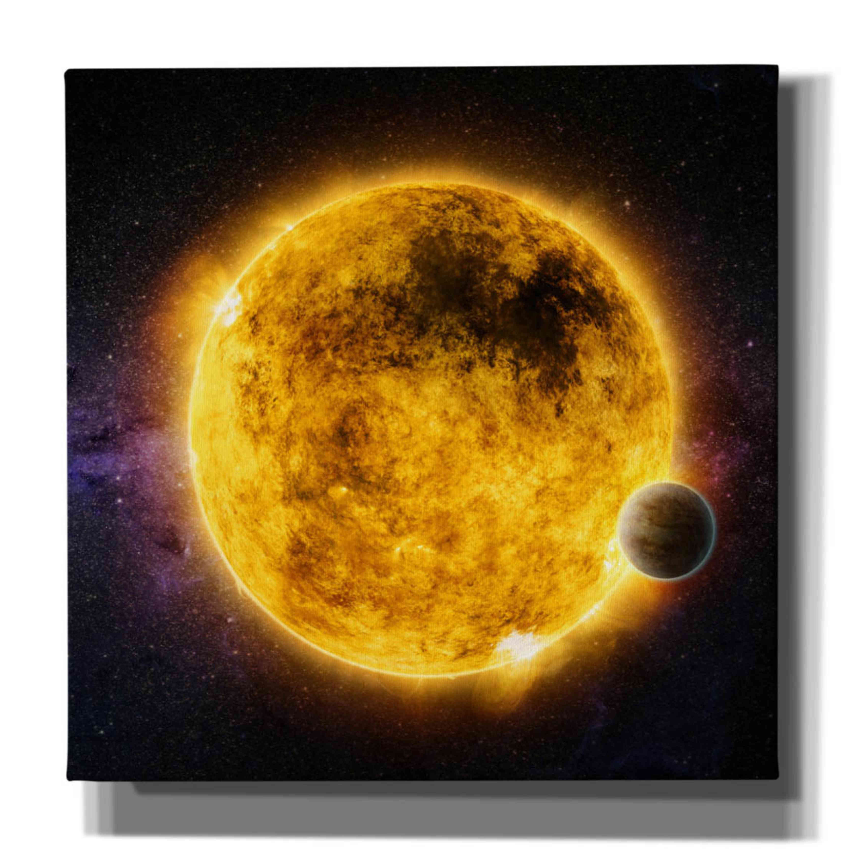 Trinx 'Older Sun-Like Star,' Canvas Wall Art, 26"X26" - Wayfair Canada