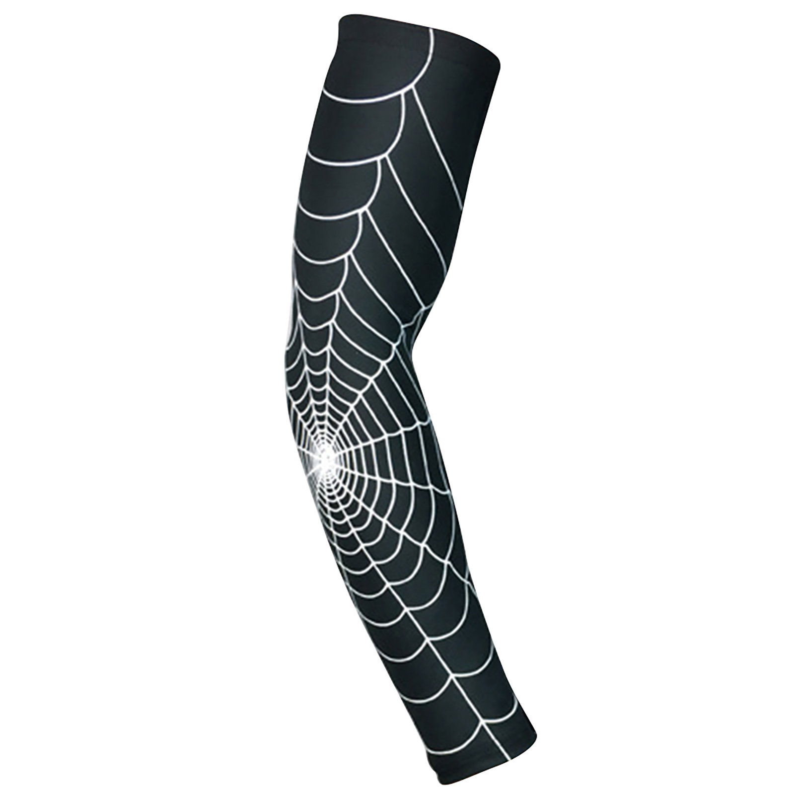 Arlmont & Co. Athletic Sleeves Spider Web Pattern Arm Protector Sweat ...