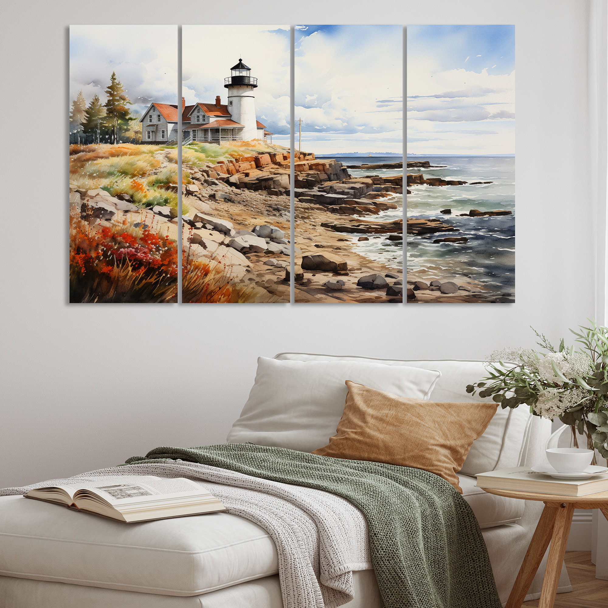 Breakwater Bay Canadian Lighthouses Guiding Light I - Nautical & Beach ...