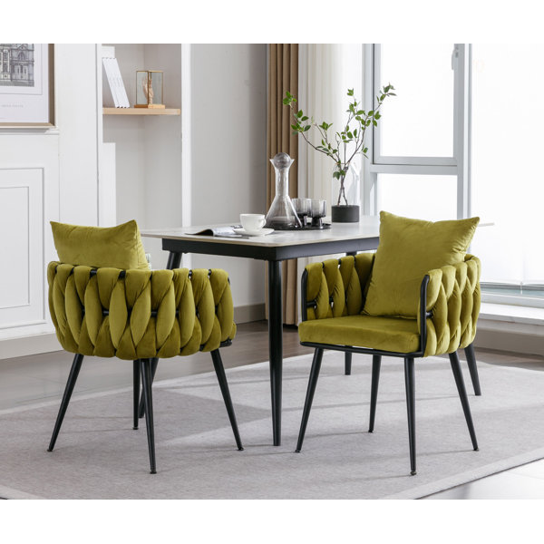 Mercer41 Modern Dining Chairs Accent Chairs for Dining Room Kitchen ...