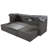 NFusion Virelli Contemporary Outdoor Rectangle Daybed with Retractable ...