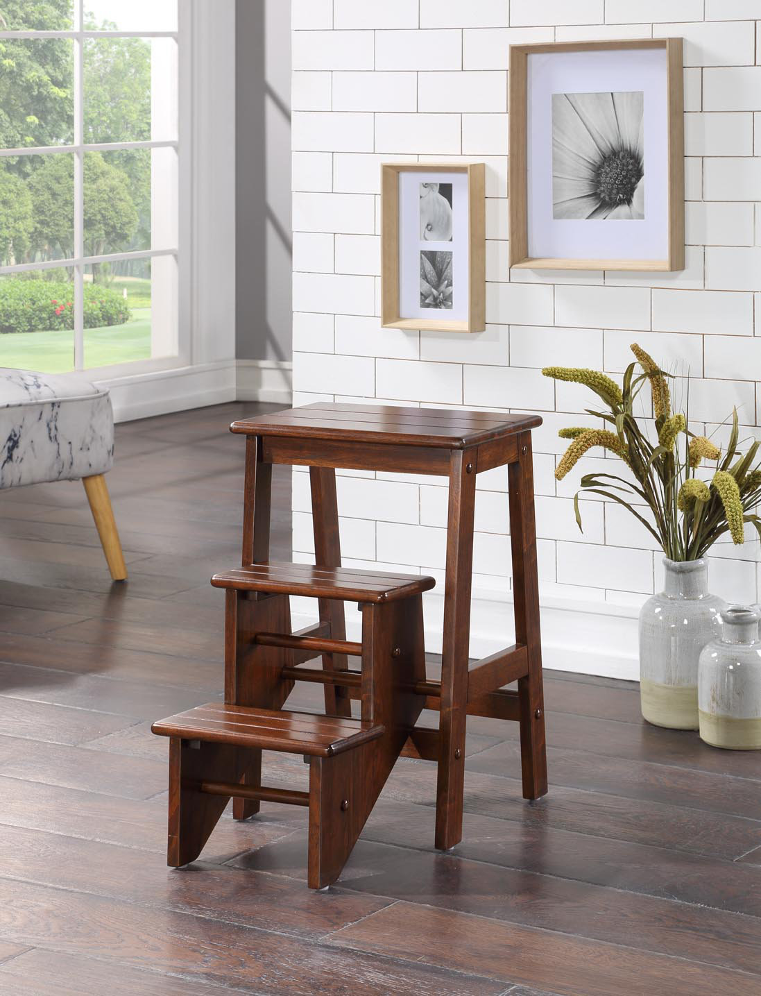 Laurel Foundry Modern Farmhouse Danyell 3 - Step Wood Folding Small ...