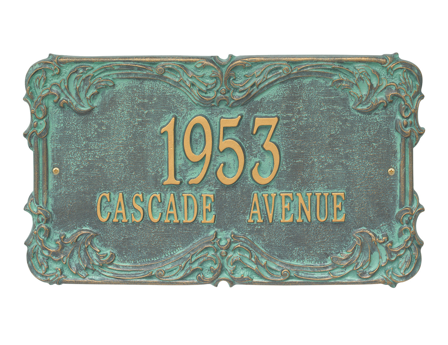 Whitehall Products Signature Series 2-Line Wall Address Plaque | Perigold