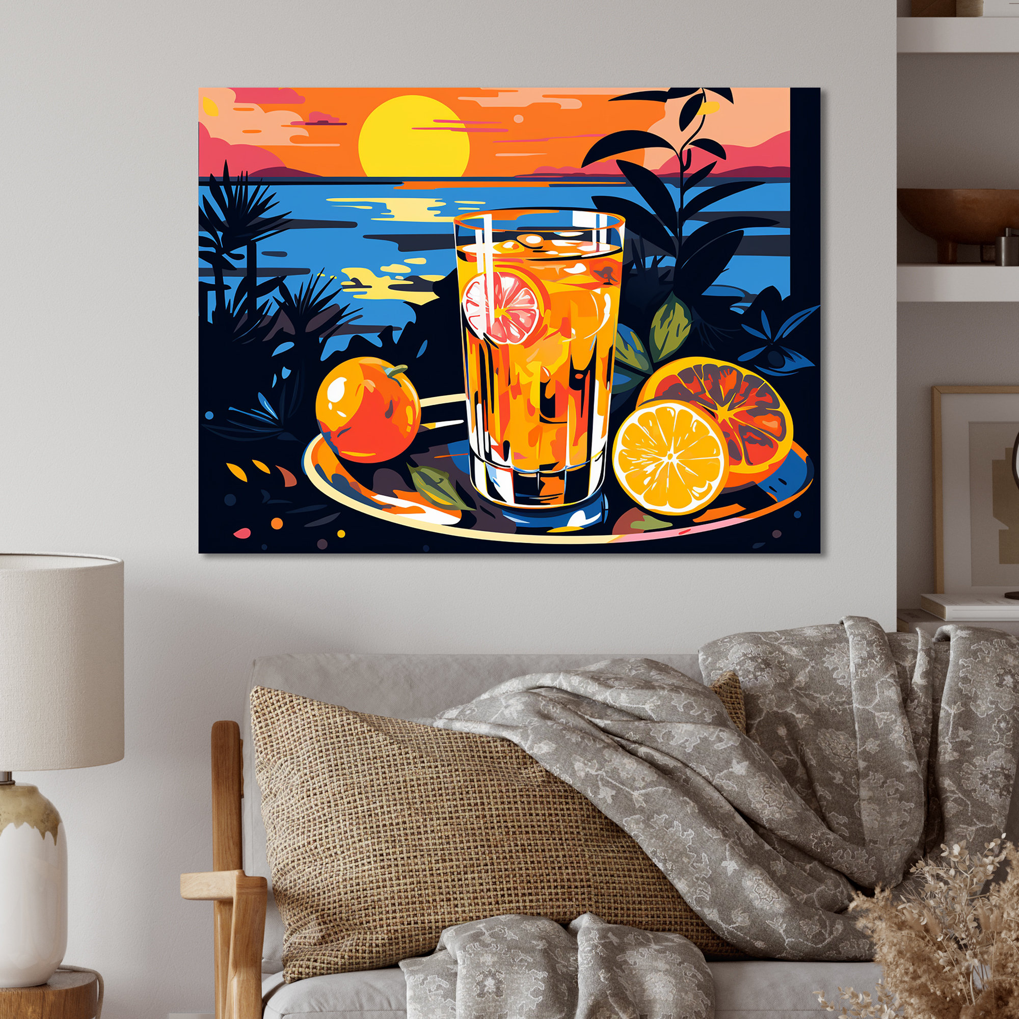 Lark Manor™ Purple And Pink Sunset Cocktails Mixology II - Cocktails ...