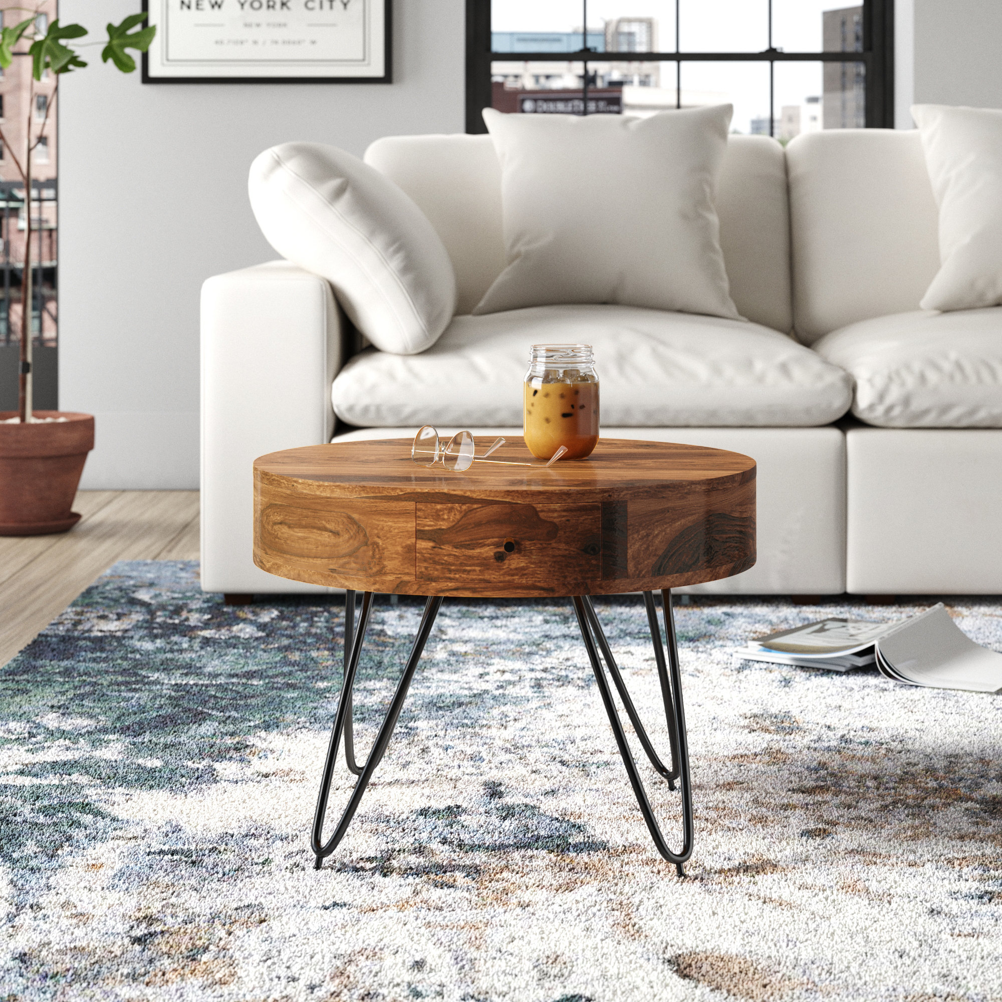 Mercury Row Androscogin Coffee Table with Storage & Reviews | Wayfair.co.uk