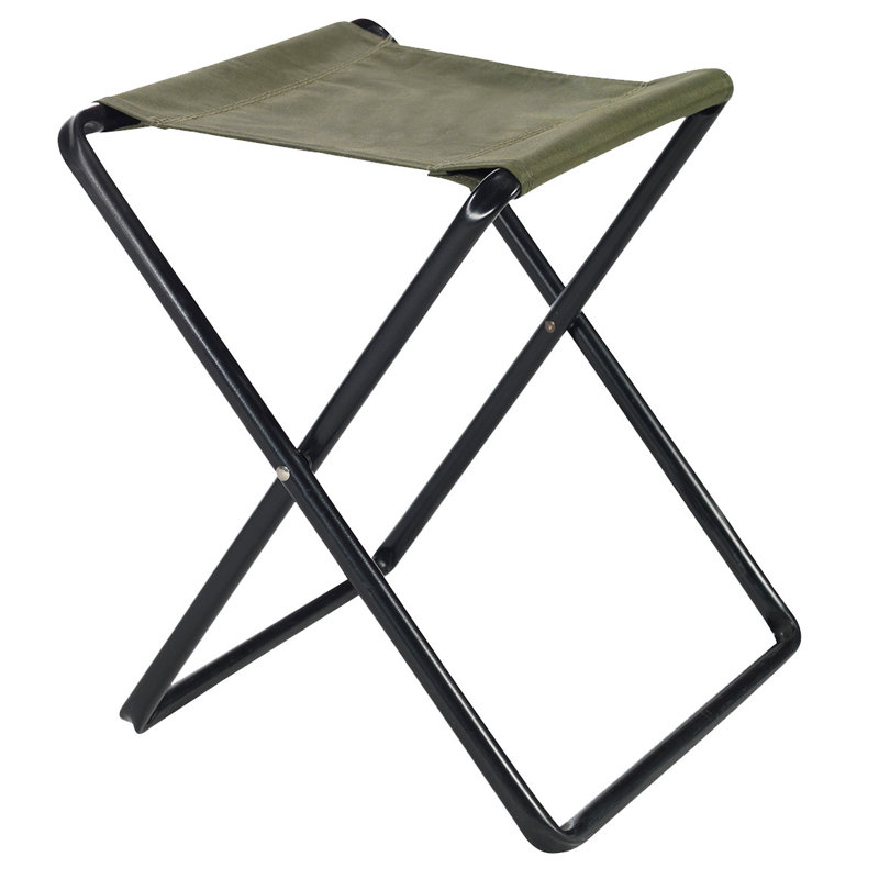 Arlmont & Co. Cheyne Heavy Duty Steel No-Sink Folding Camp Stool | Wayfair