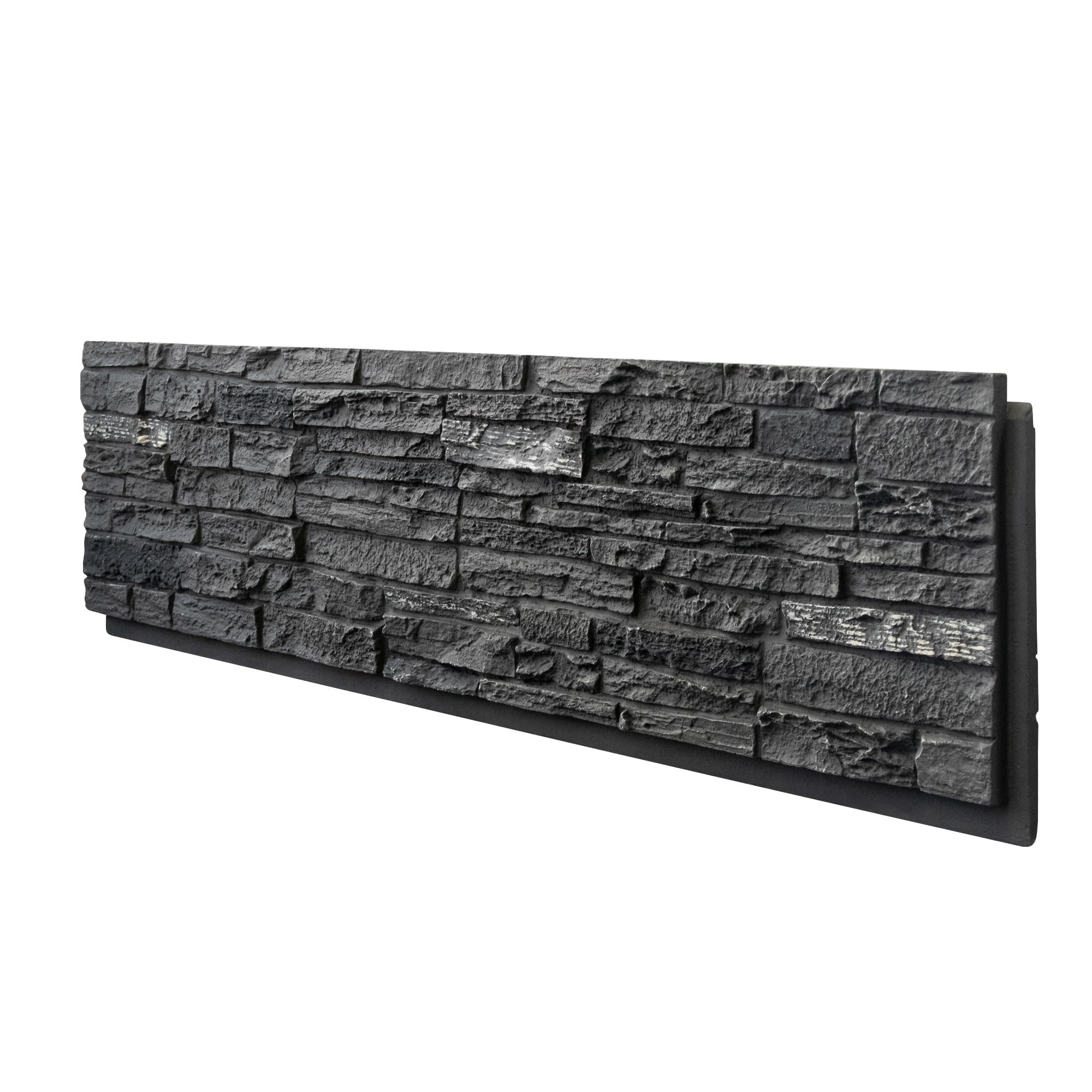 HOMEIBRO Faux Stone Wall Covering Panels for Interior and Exterior ...