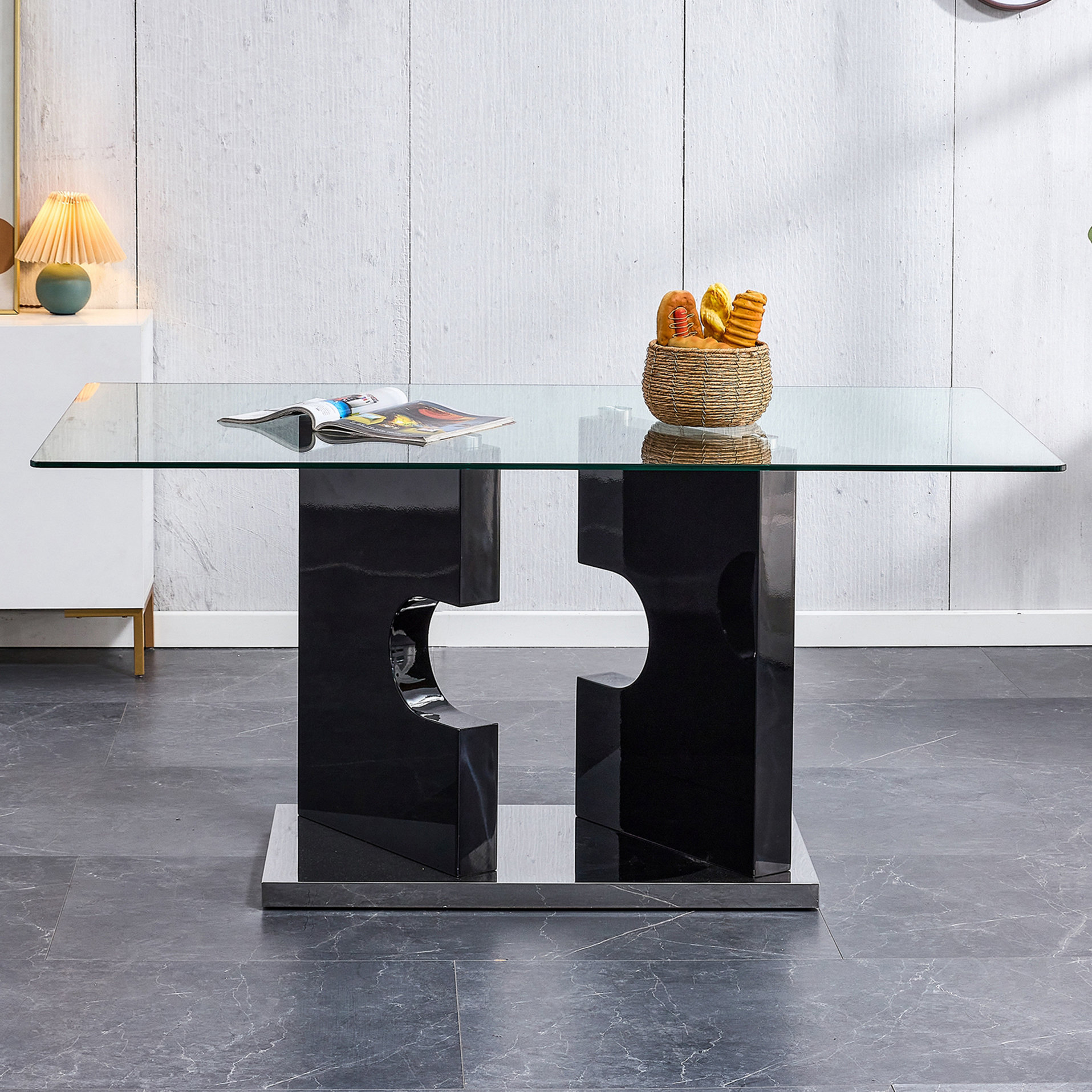 Wrought Studio Freta 63 L x 35.4 W Dining Table - Wayfair Canada