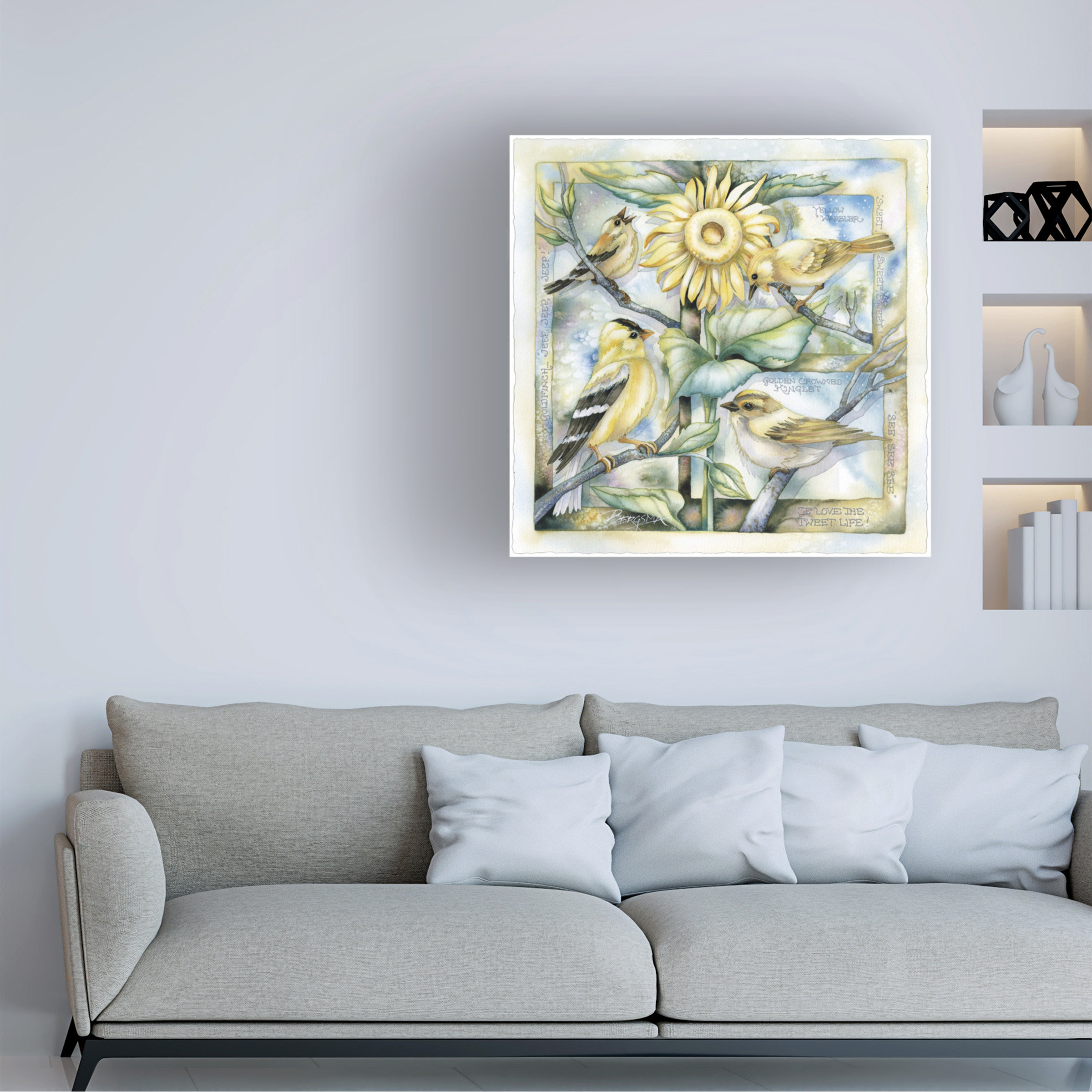 Ophelia & Co. Wrapped Canvas Wall Art - Jody Bergsma 'The Tweet Life ...