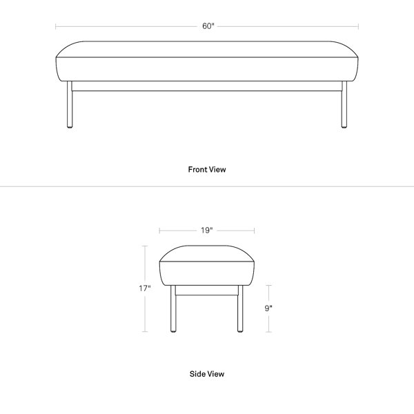 Blu Dot Puff Puff Bench & Reviews | Wayfair