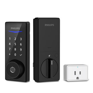 Philips Wifi Smart Door Lock Deadbolt with Fingerprint and Touchscreen ...