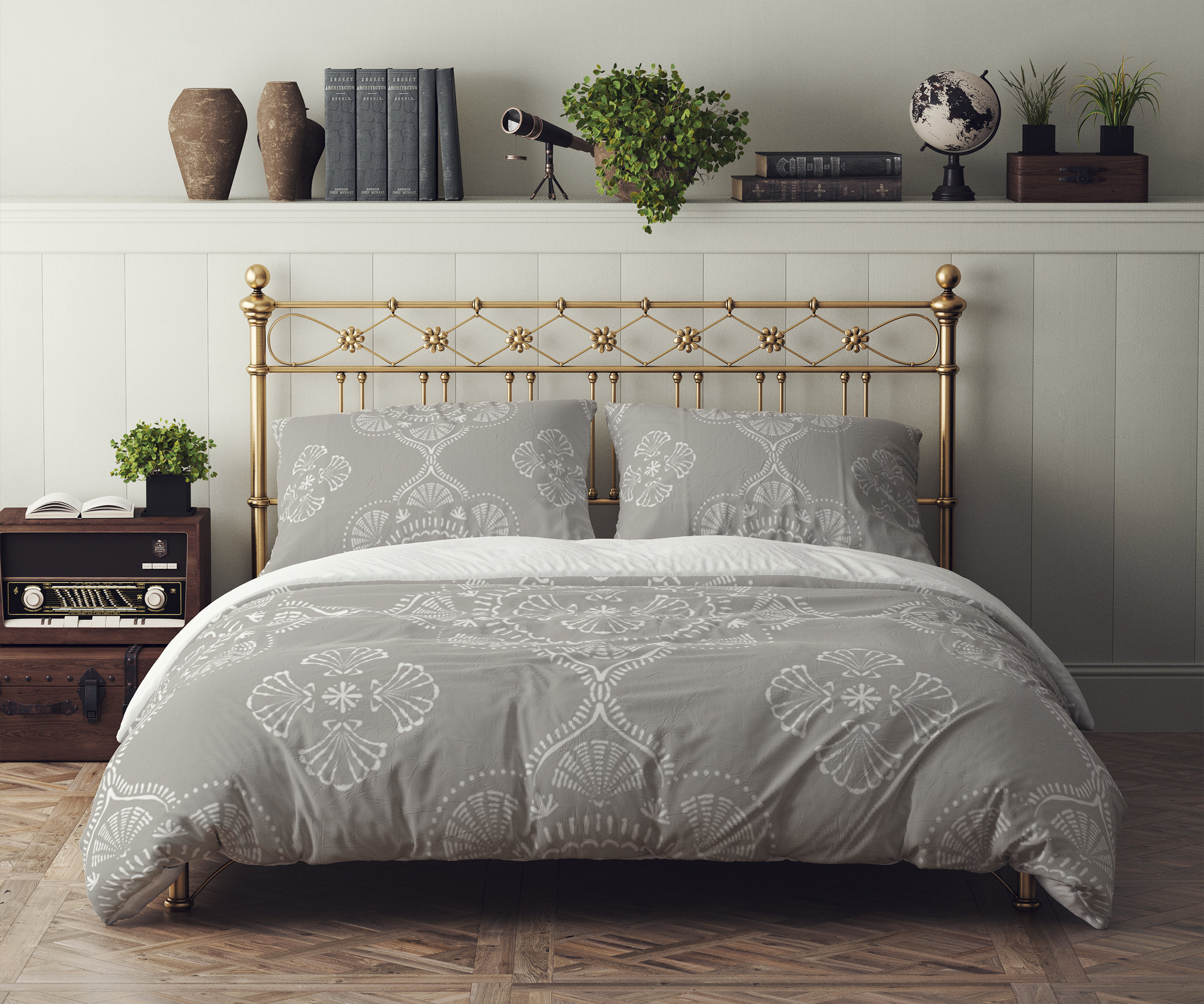 KAVKA DESIGNS BOHO SHELL Collection Comforter Set | Wayfair