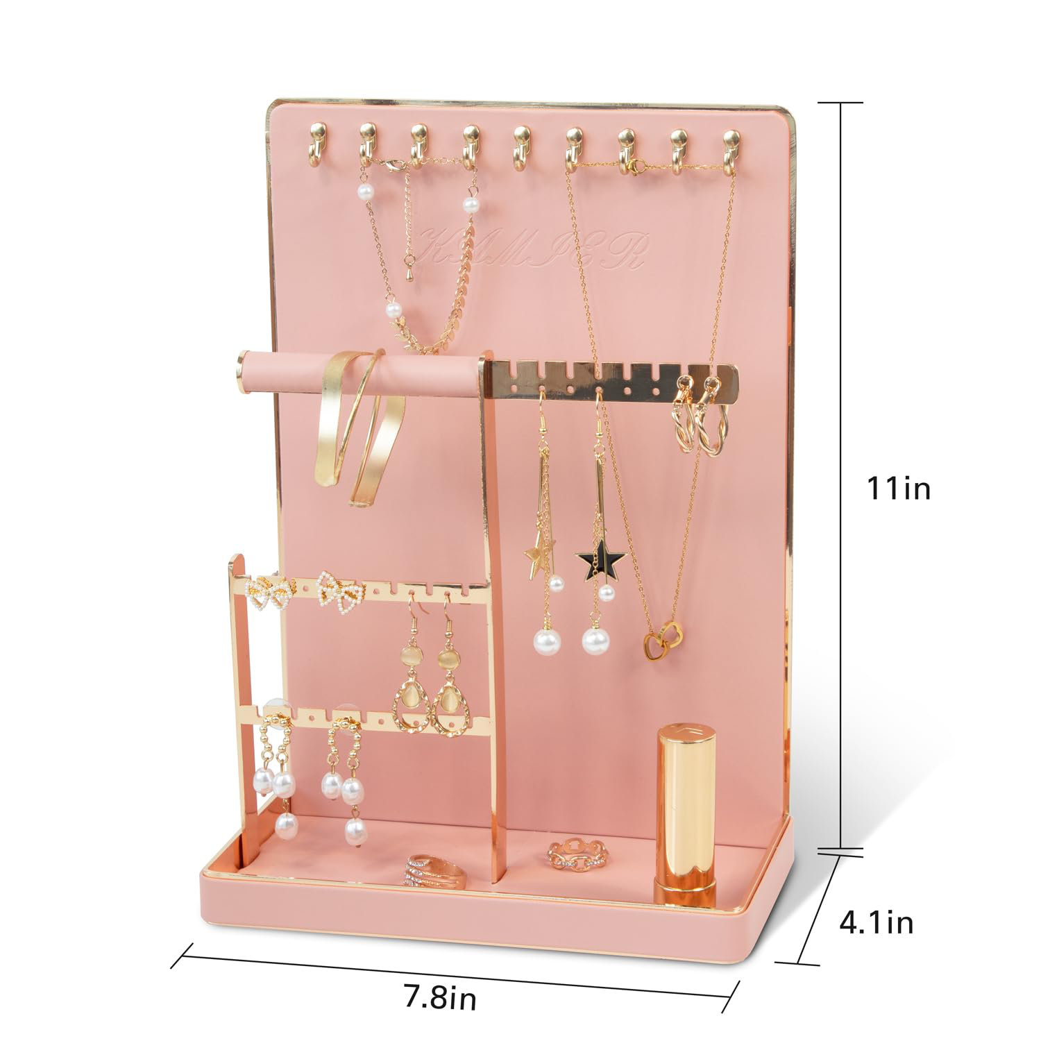 Everly Quinn Jewellery Organizers And Storage Stand - 4-Tier Cute ...