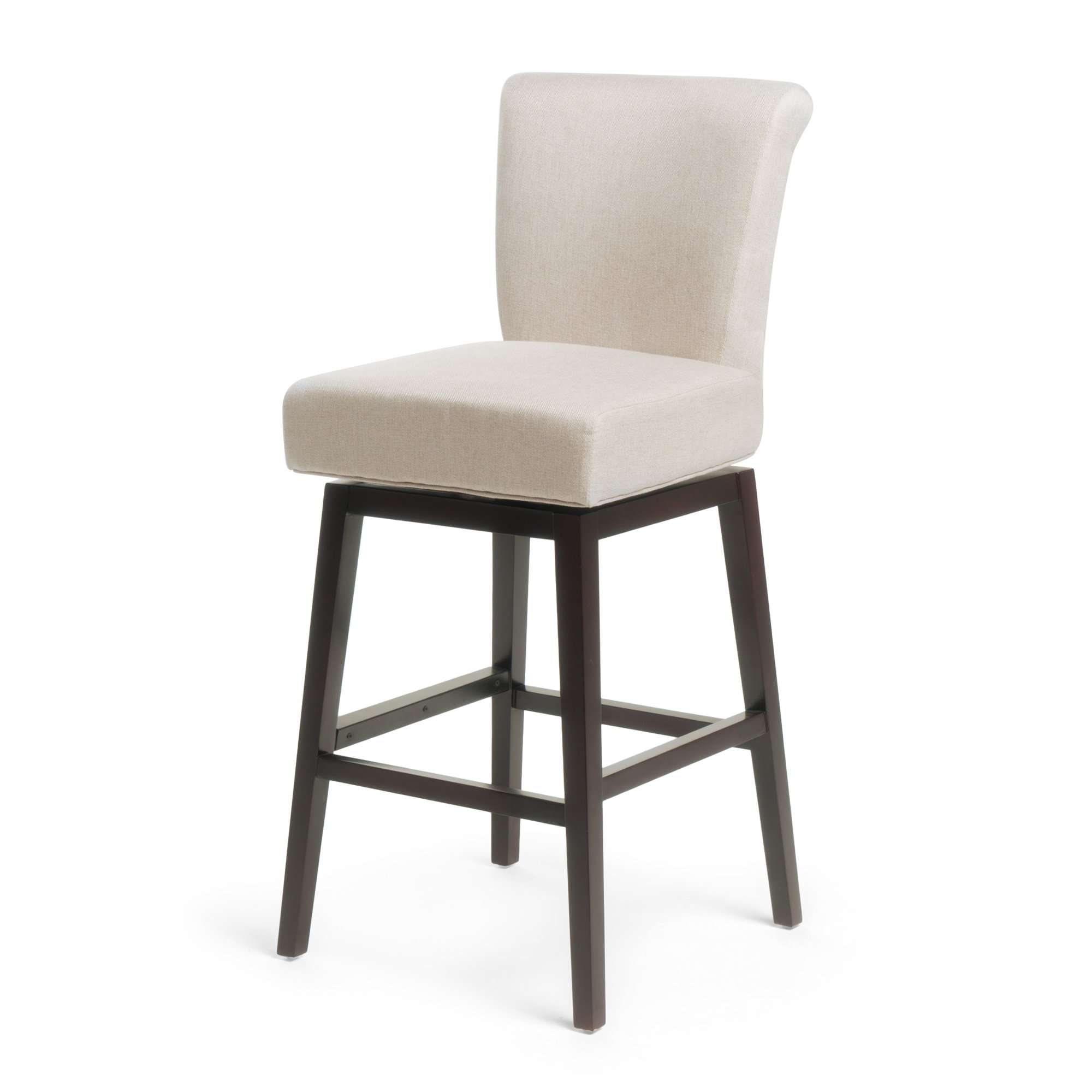 Latitude Run® Swivel Height Bar Stools, Wooden Frame With Fabric Sponge ...