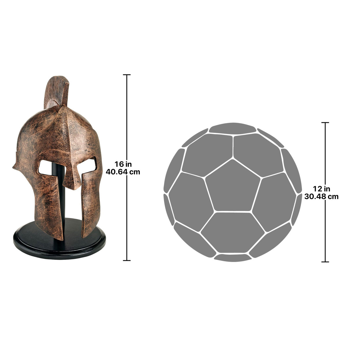 Design Toscano Greek Spartan Helmet Sculpture & Reviews | Wayfair.co.uk