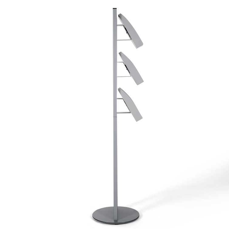 MT Displays 67.36'' H Rotating Metal Brochure And Pamphlet Rack ...