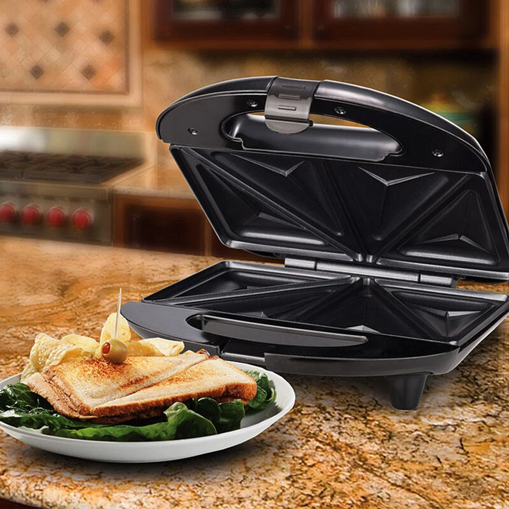 ORIXFORCE Brentwood Non Stick Dual Sandwich Maker - Wayfair Canada