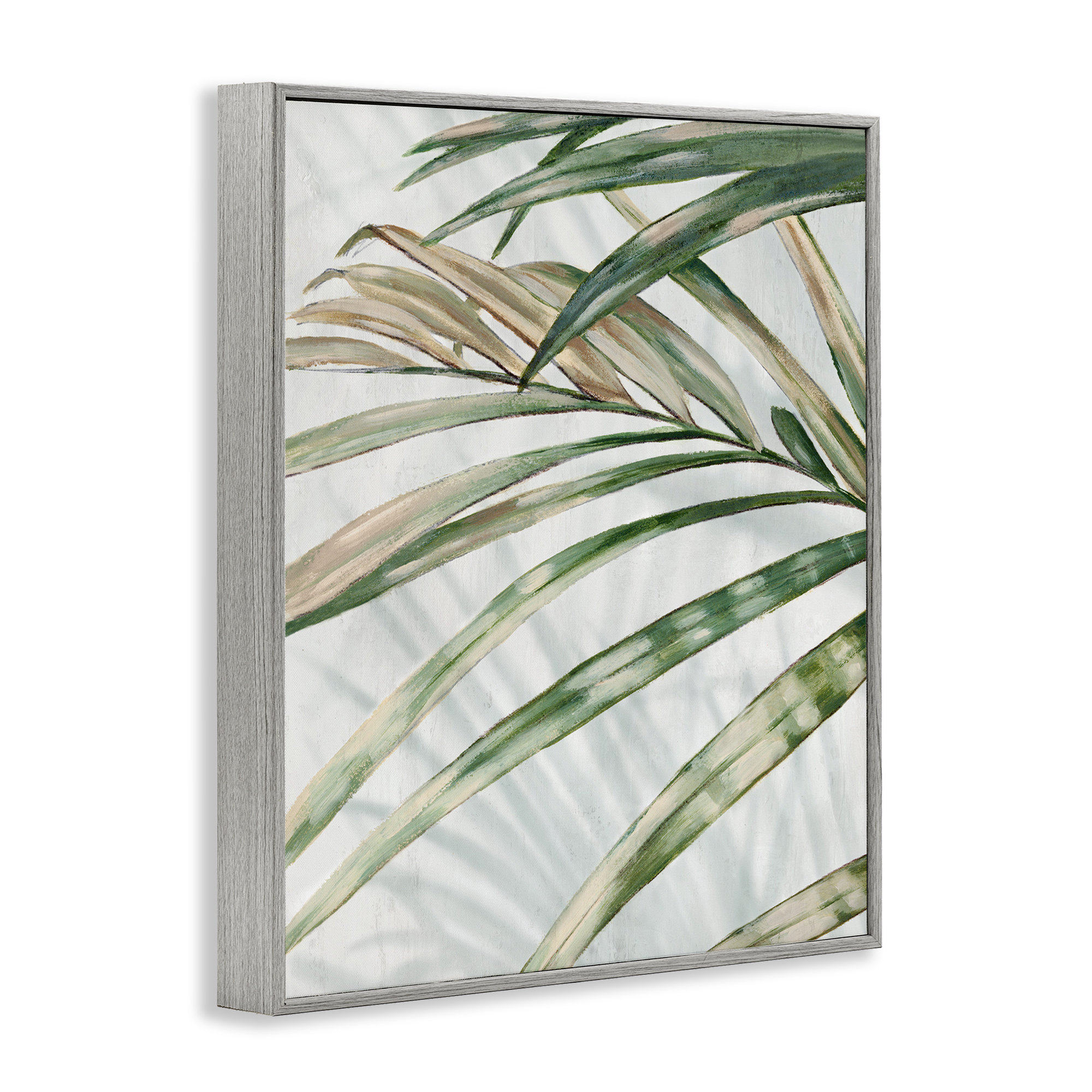 Ebern Designs Frond Impression Leaves Framed Giclee, design by Alex ...