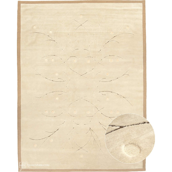 FJHakimian Benedictus One-of-a-Kind Rectangle 9'' X 12'' Area Rug in ...