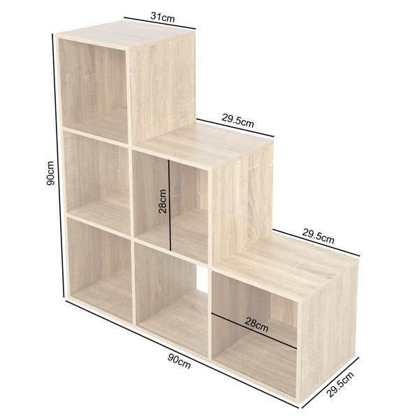 17 Stories Mitsu 104cm H x 34cm W Bookcase | Wayfair.co.uk