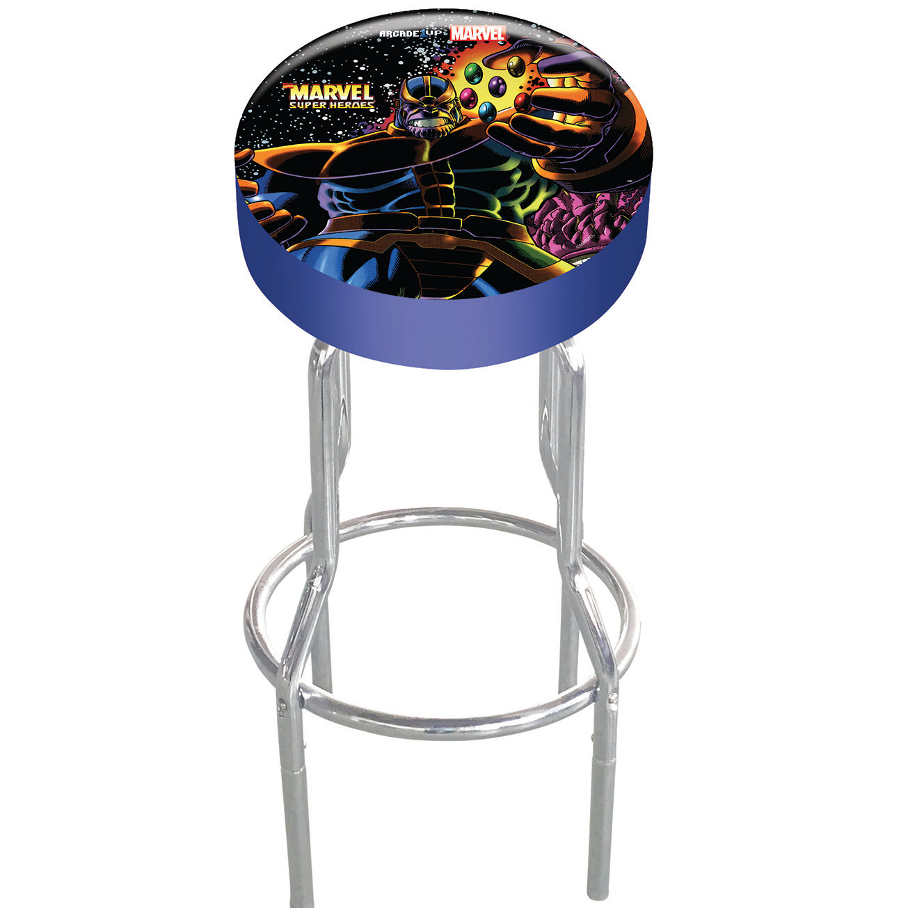 Arcade 1Up Adjustable Stool Game Chair in Multicolor & Reviews | Wayfair