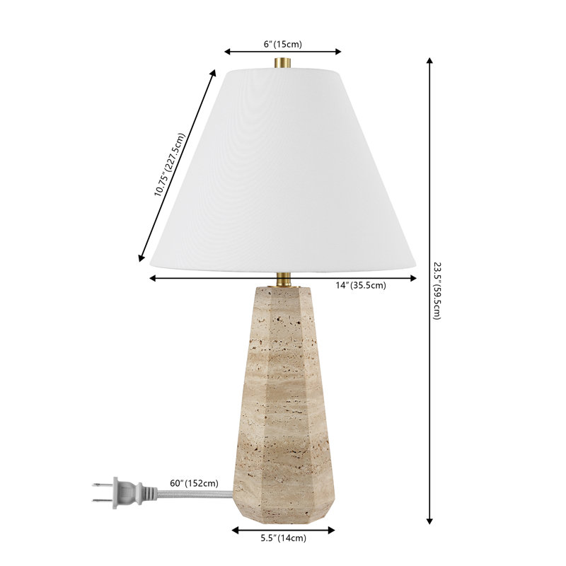 Joss & Main Piccolo Stone Table Lamp & Reviews | Wayfair