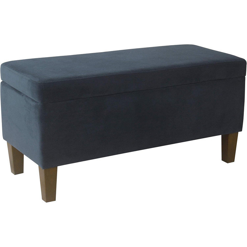 Hokku Designs Ottomon Upholstered Rectangular Storage Ottoman Bench ...