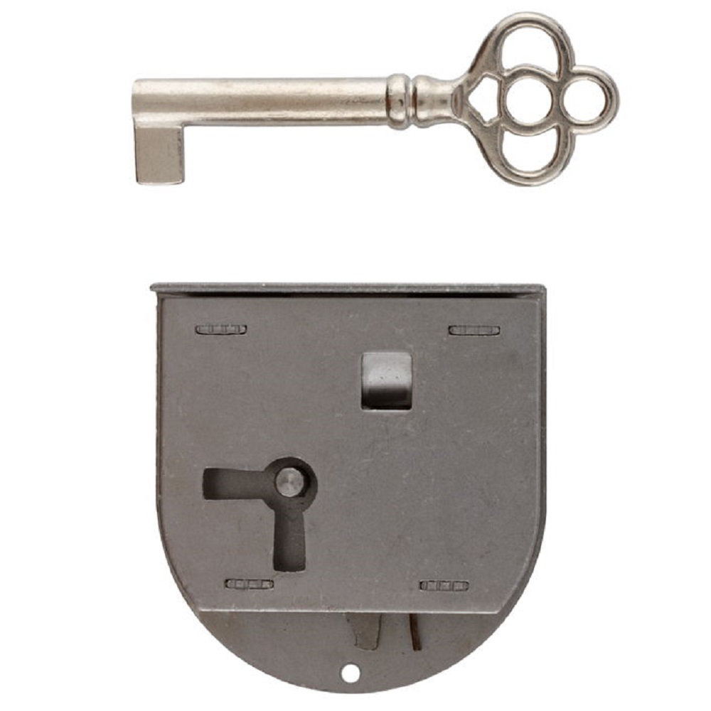 UNIQANTIQ HARDWARE SUPPLY Long Rounded Half Mortise Lock with Skeleton ...