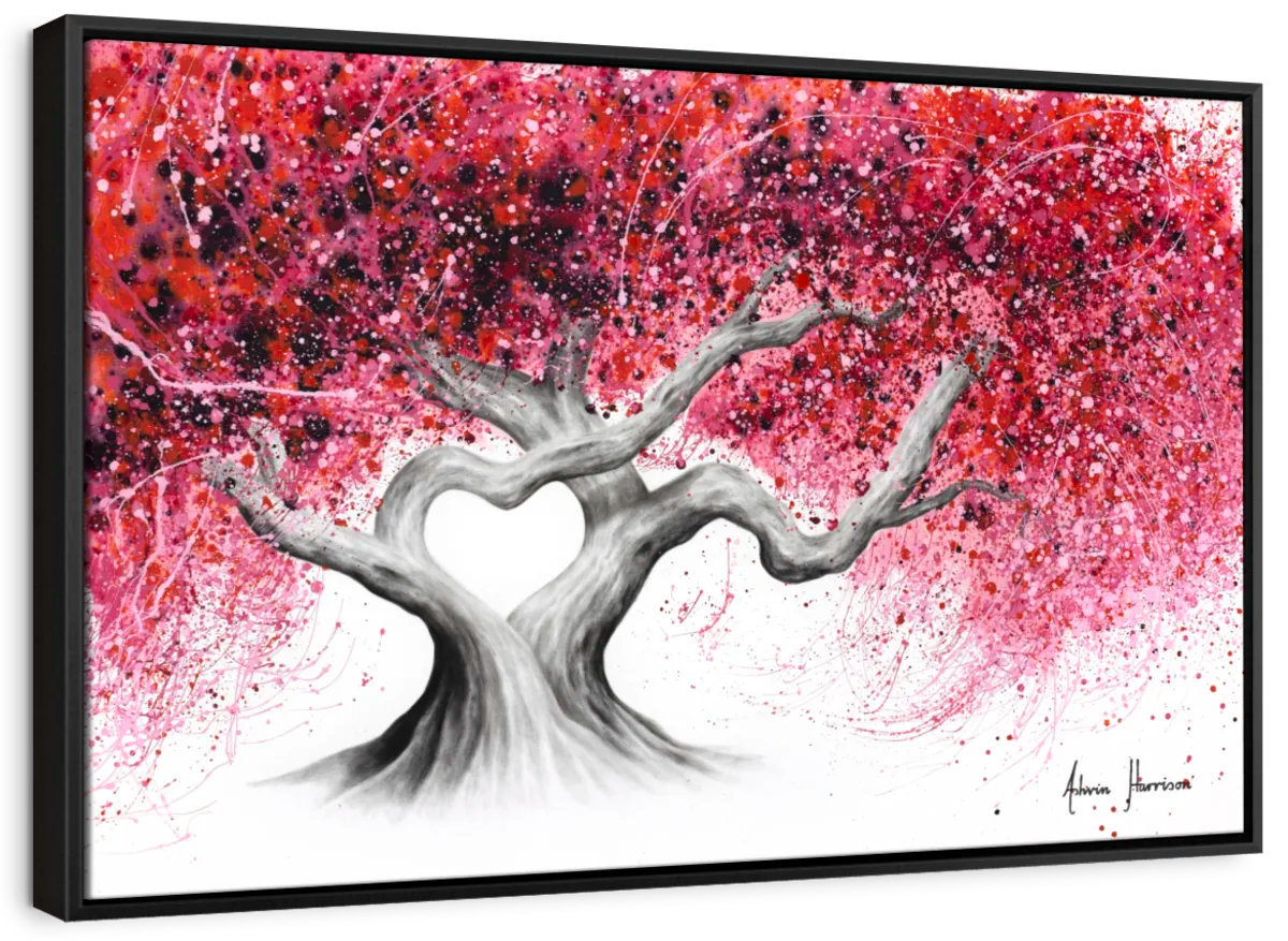 Elephant Stock Trees Of Love Canvas Print | Wayfair