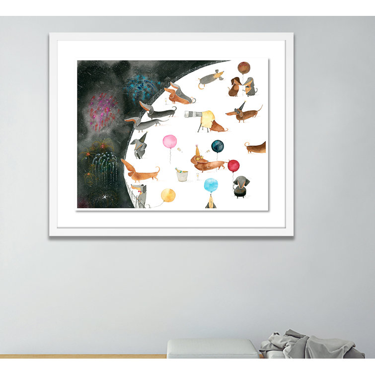 Four Hands Art Studio Dox Dox Soiree Framed On Paper by Jess Engle ...