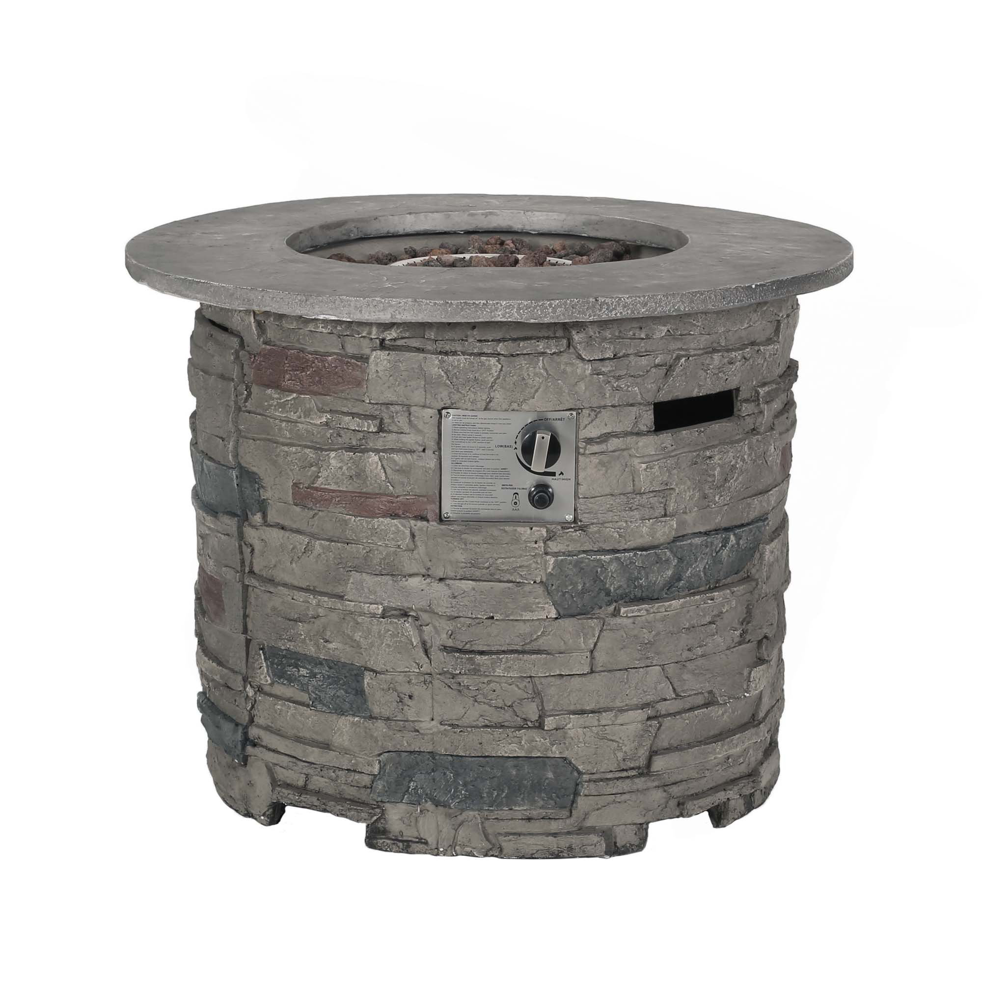 Latitude Run® Outdoor 32" Round Propane Fire Pit | Wayfair