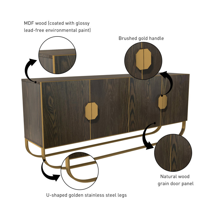 Latitude Run® Dedrian 70.87'' Sideboard & Reviews | Wayfair