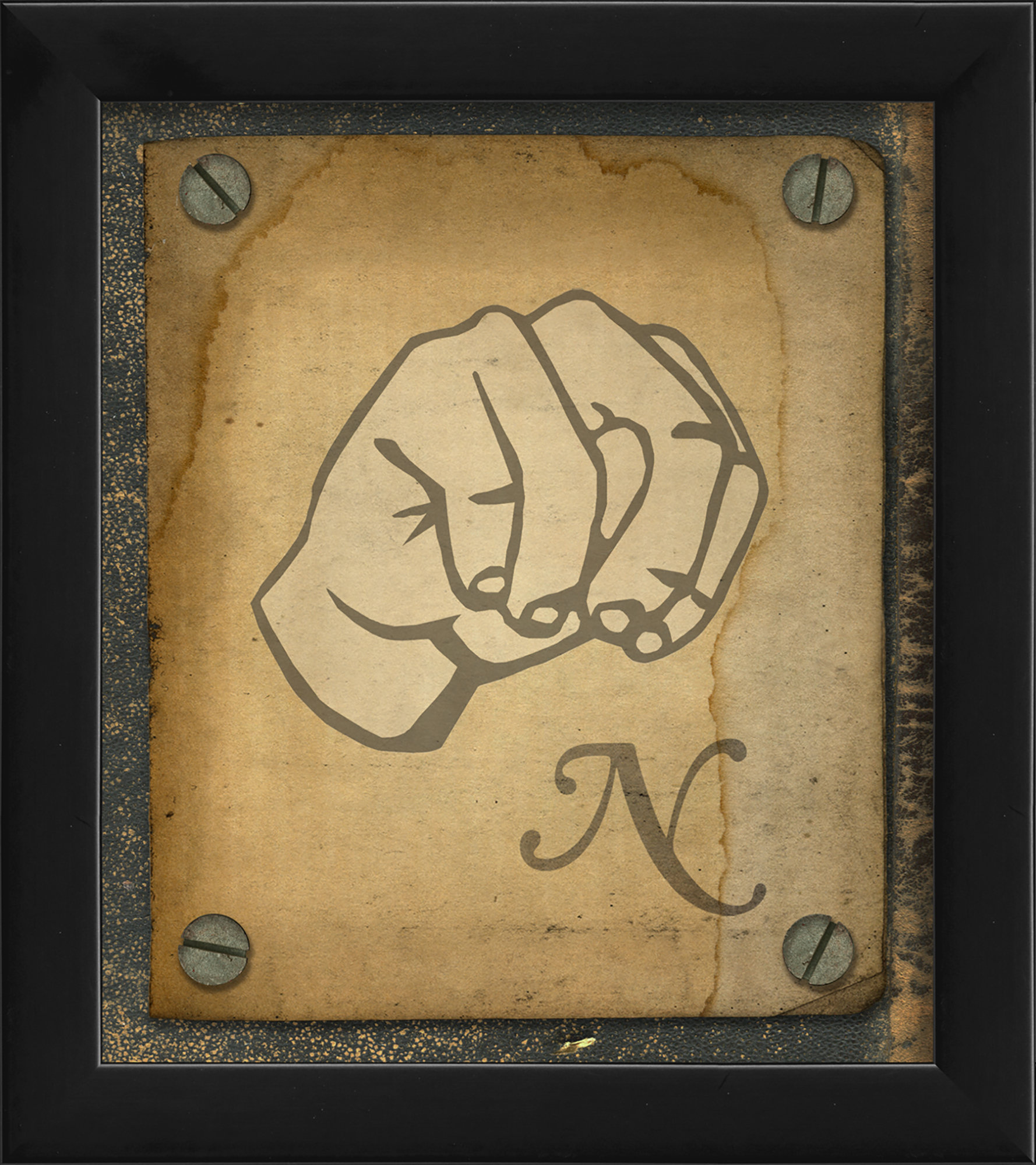 The Artwork Factory Sign N Framed Graphic Art | Wayfair