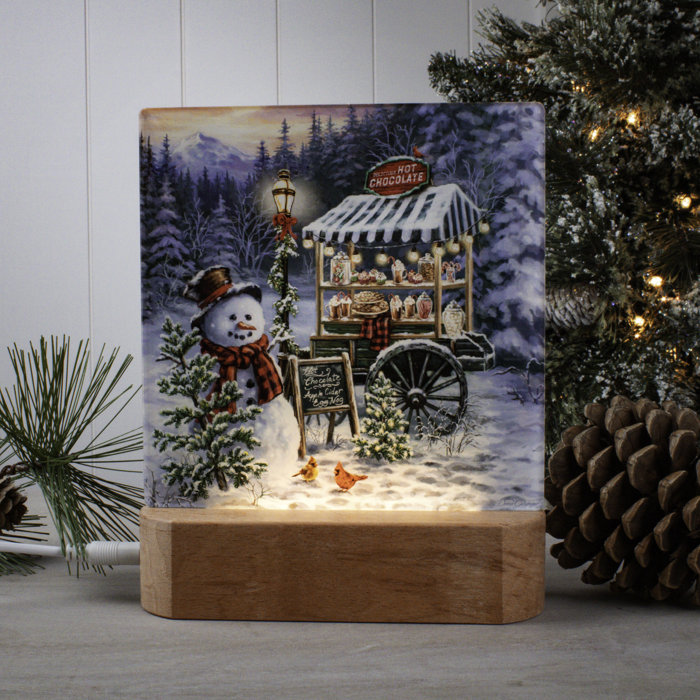 Glow Decor Hot Chocolate Stand Night Light | Wayfair