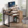 Latitude Run® Computer Desk, Office Desk with Keyboard Tray and Storage ...
