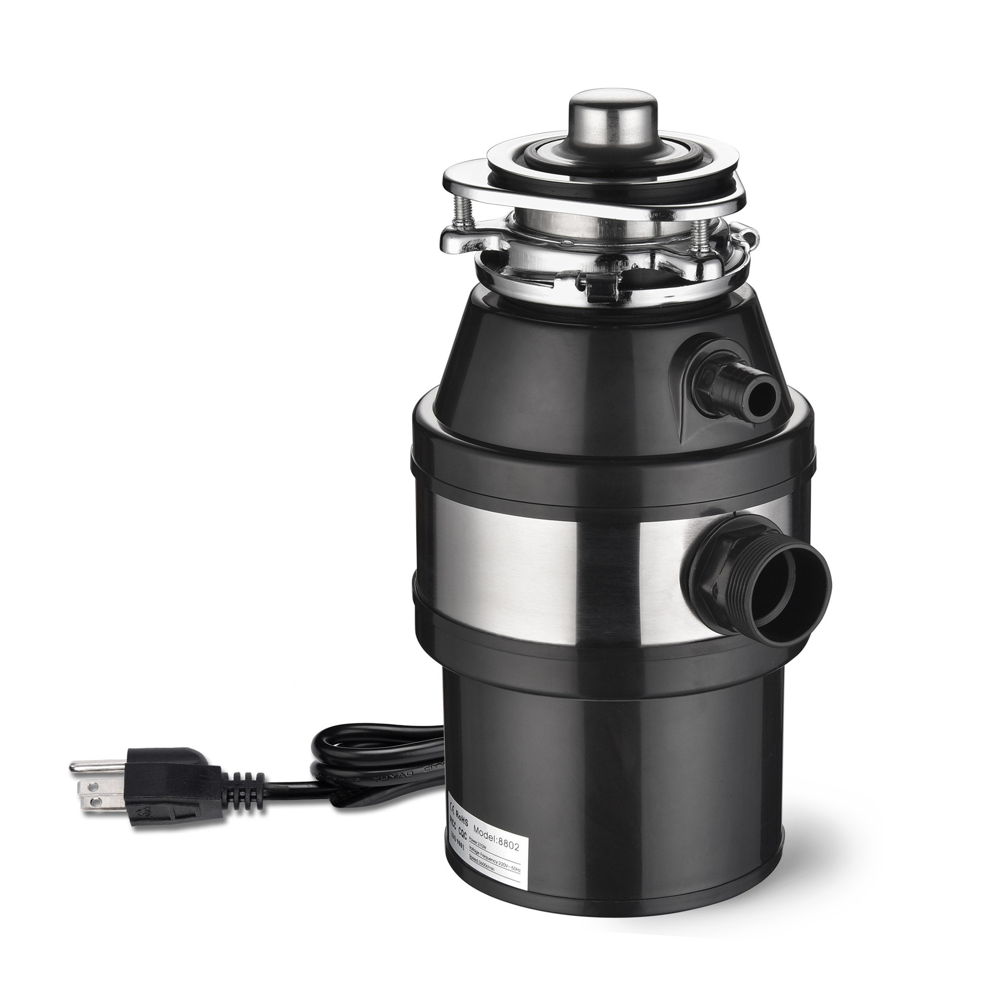 Yescom 1/2 HP HP Continuous Garbage Disposal | Wayfair